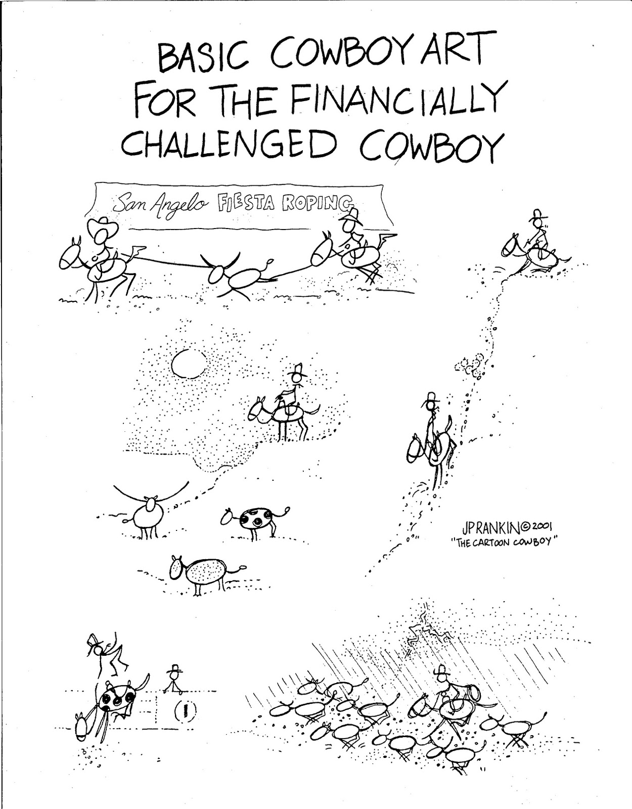 JP RANKIN “The Art of THE CARTOON COWBOY”: 3/27/11 - 4/3/11