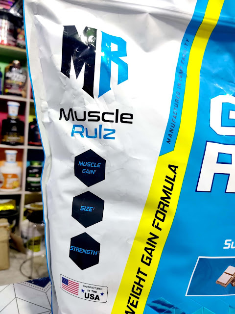 Muscle Rulz Gain Rulz Mass Gainer 16 lbs, 7.25 Kg - NCRFS