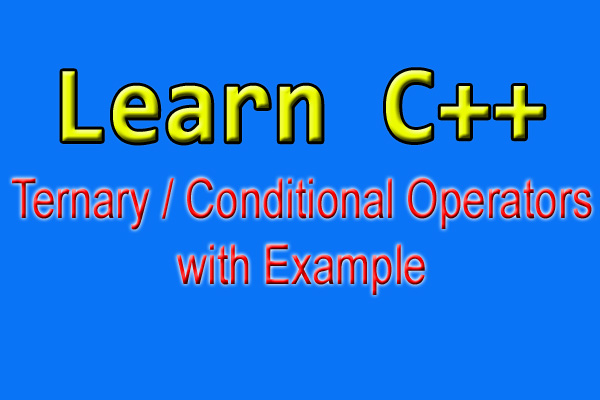 What Is Relational Or Ternary Operator In C With Example Techilm What Is Relational Or Ternary Operator In C With Example Techilm