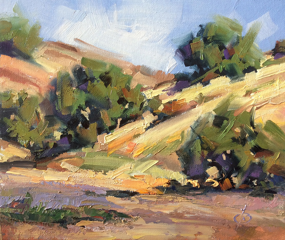 TOM BROWN FINE ART: CALIFORNIA IMPRESSIONIST LANDSCAPE by TOM BROWN
