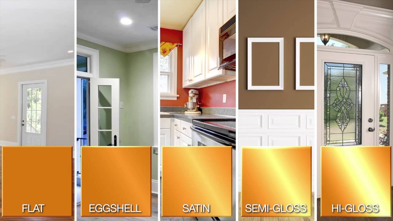 Paint&Wall Finishes Part (4) Types Of Paint Sheen