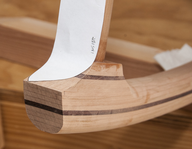 Projects & Related Things: Maloof Rocker - Shaping the Rocker Ends ...