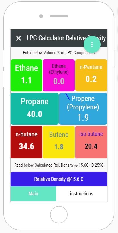 An App for Calculation of Relative Density of Liquefied Petroleum (LP ...