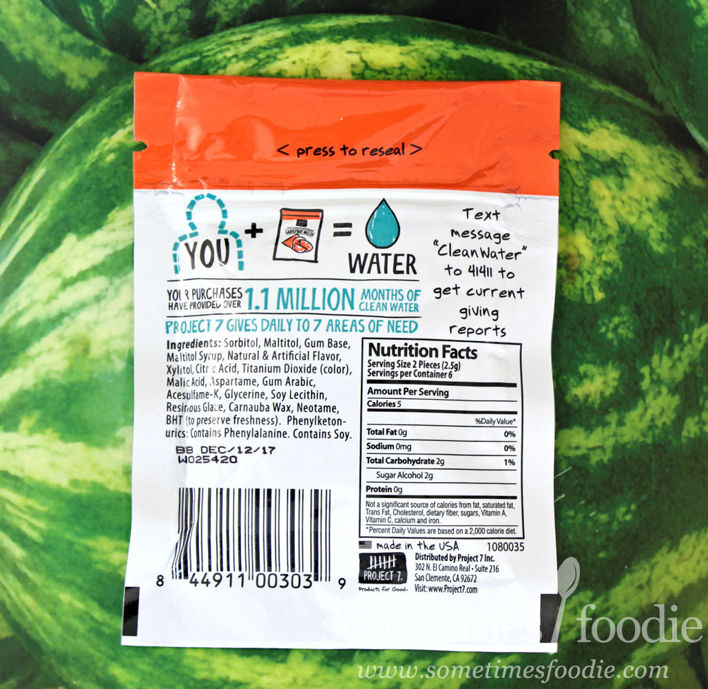 Sometimes Foodie: Grapefruit Melon Project 7 Gum - Target