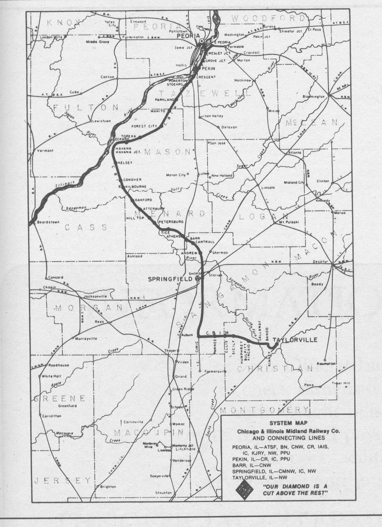 Industrial History: C&IM: Chicago & Illinois Midland Railroad Overview
