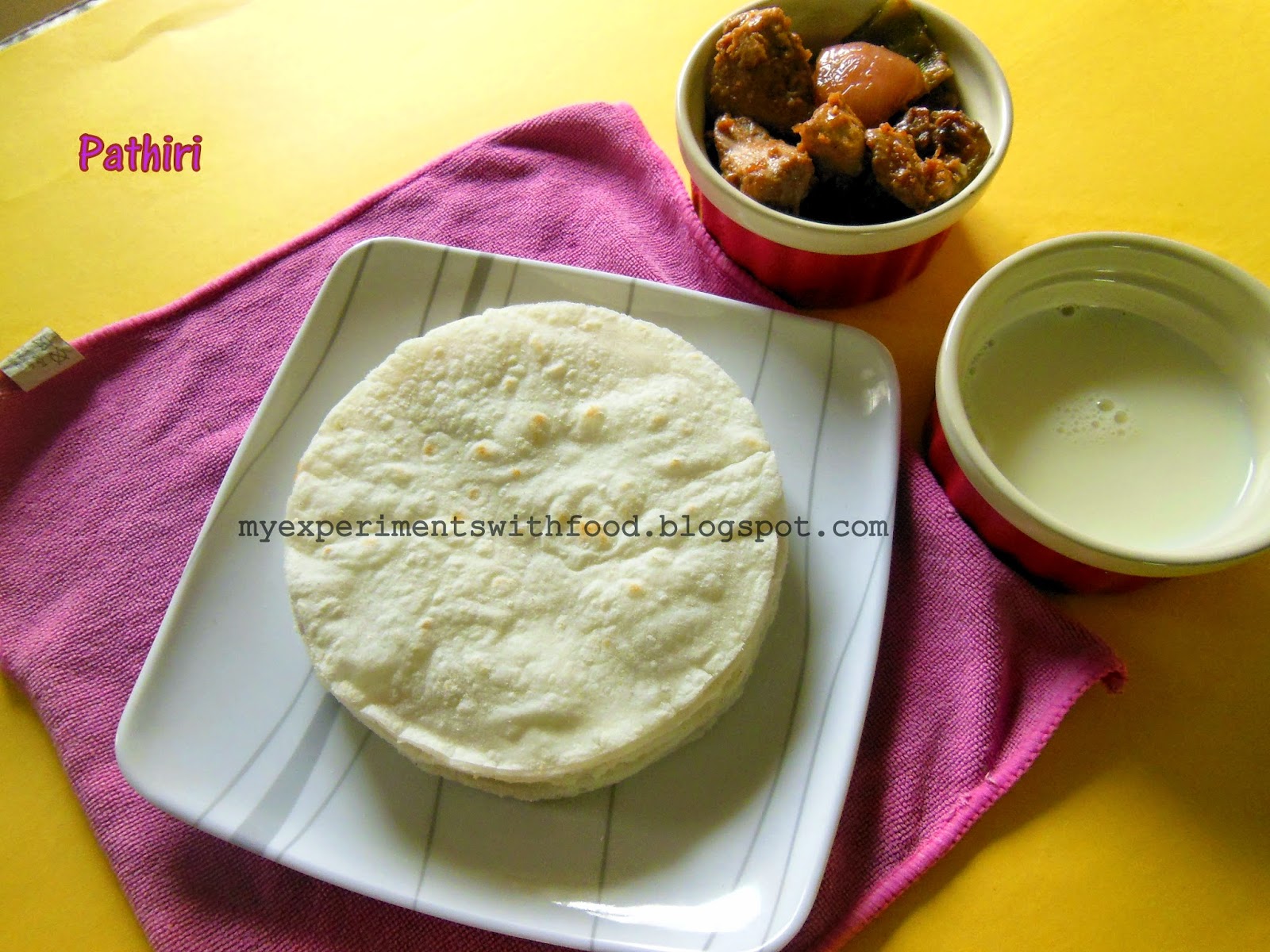 Pathiri / Soft Rice Flat Bread