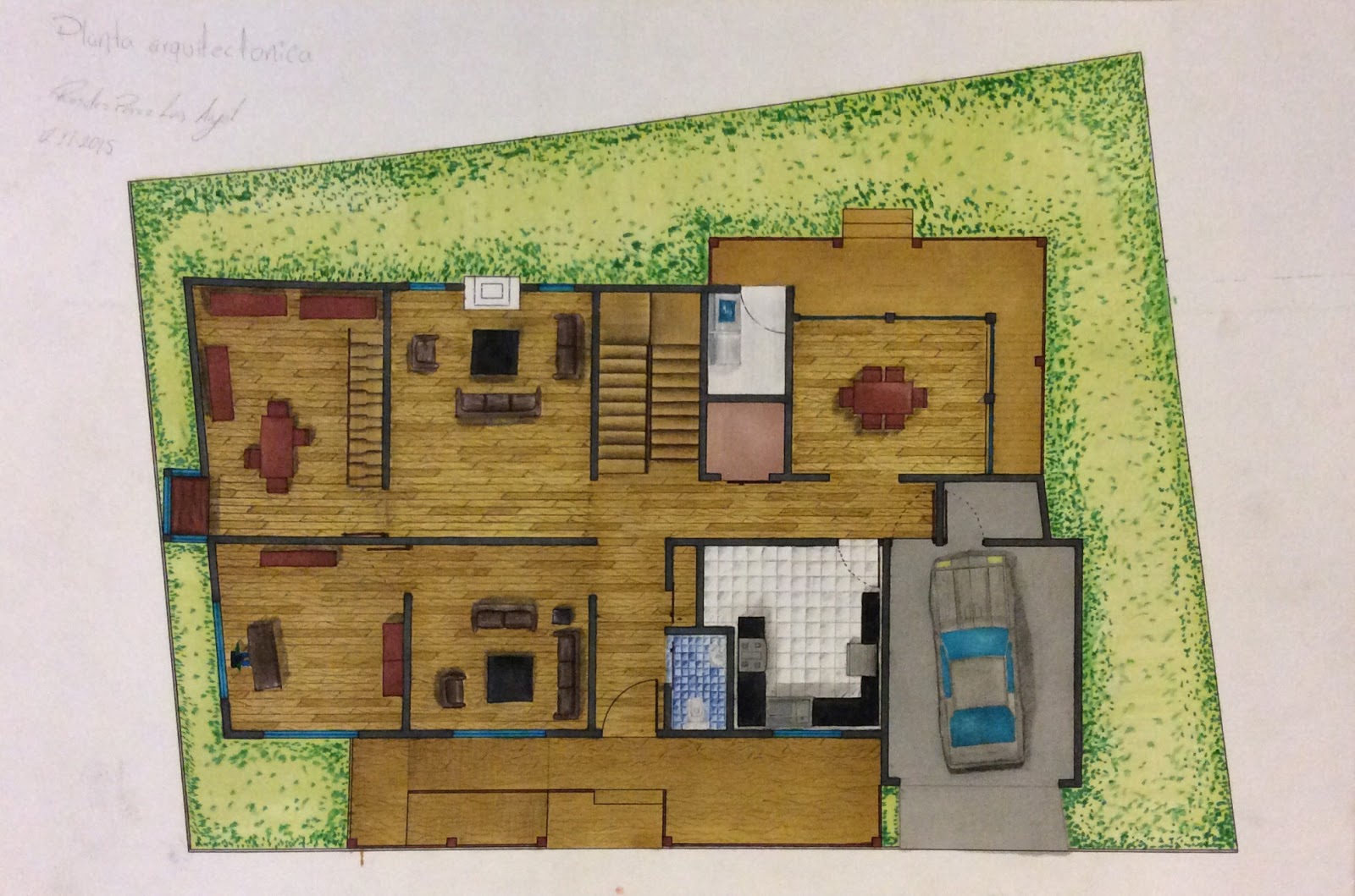 Arquitectos en Proceso: Planos Arquitectónicos a Color