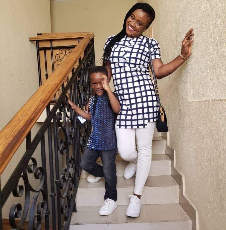 Photos of Emma Emordi Daniels son and Wife, Mary Okoye Joy