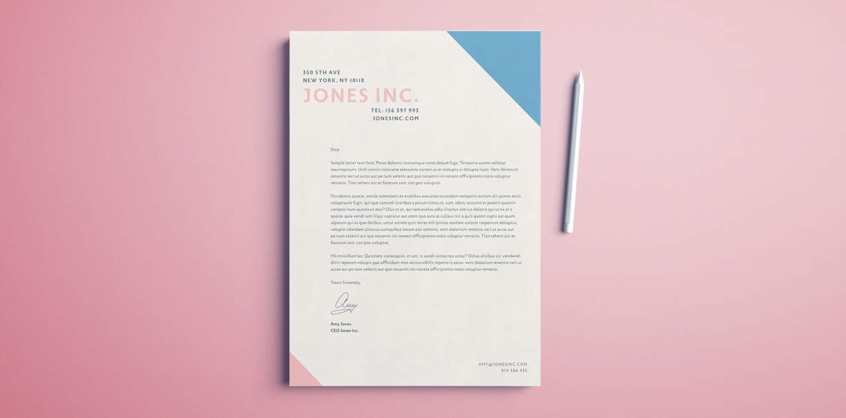 Indesign Letter Template ~ Resume Letter