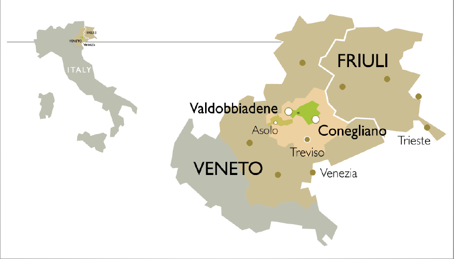 Conegliano Italy Map