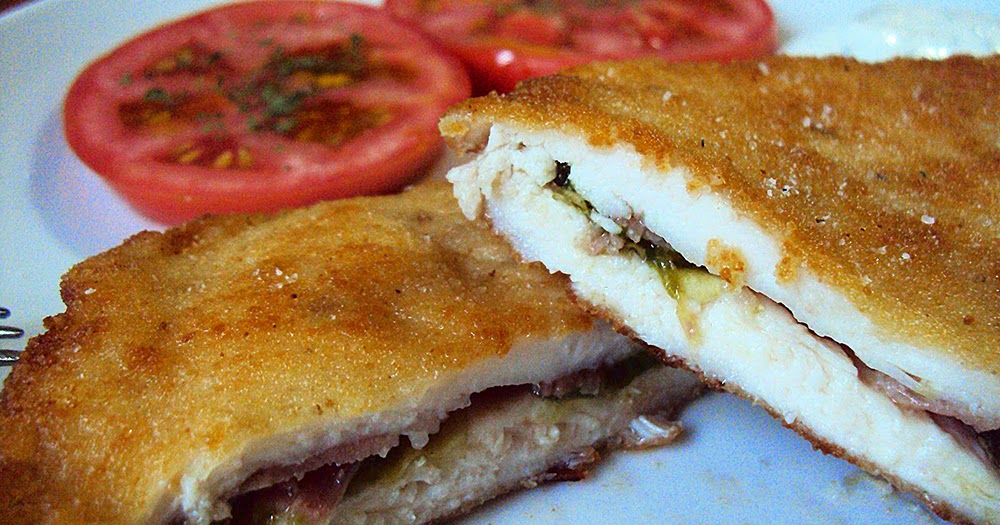 ESCALOPE DE POLLO RELLENO DE JAMÓN Y PIMIENTOS | ¡¡A COCINEAR!! Recetas ...