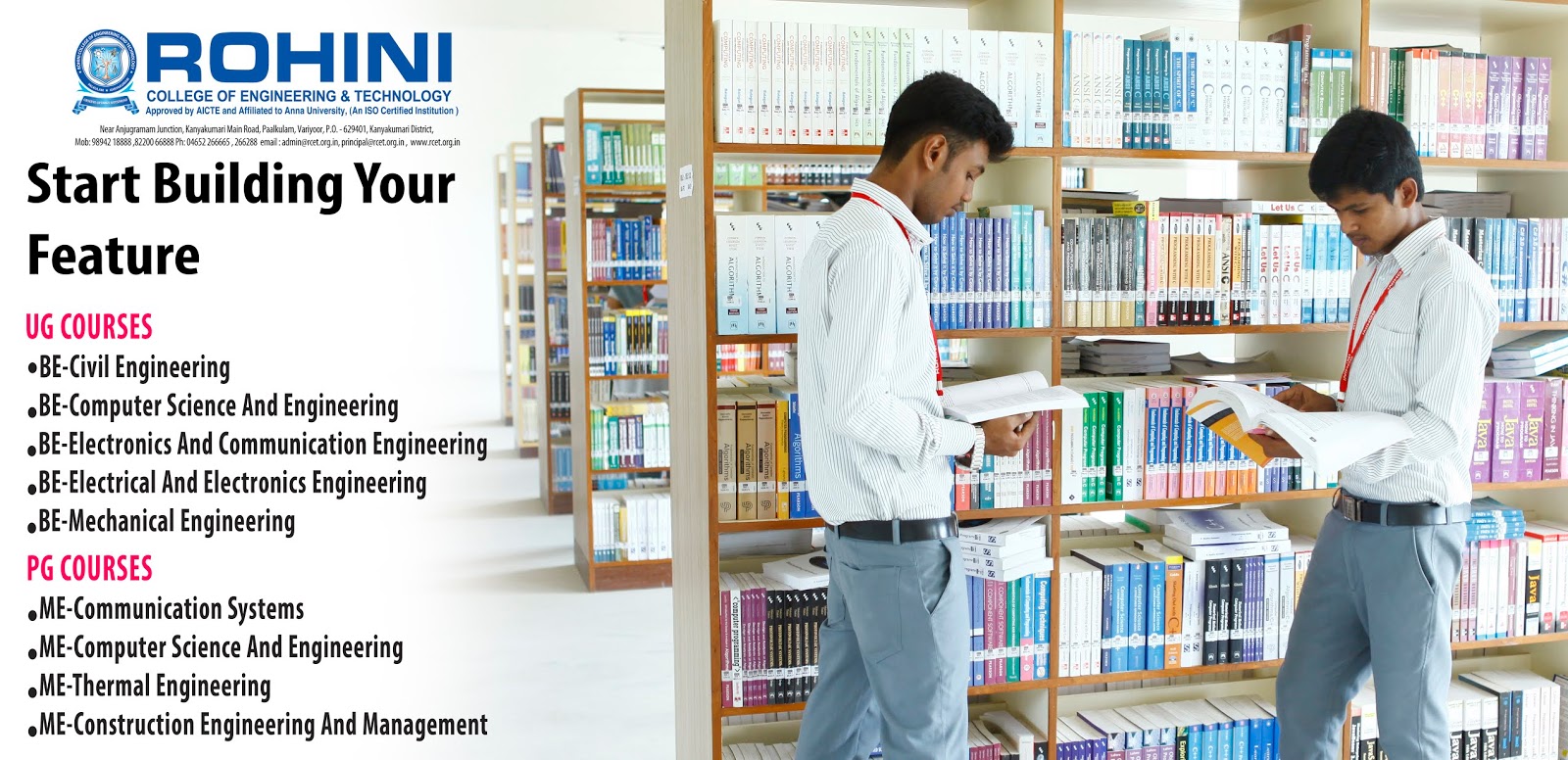 RCET - Best Engineering College in Kanyakumari: Rohini College of ...