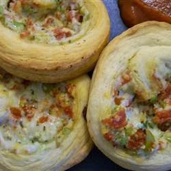 Pinwheel Italian Calzones ~ INDIAN, NON INDIAN RECIPE COLLECTION