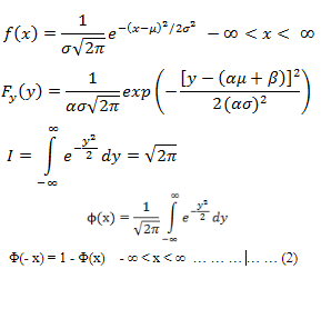 Proof of Normal Distribution Formulas | Mathematica and Statistic