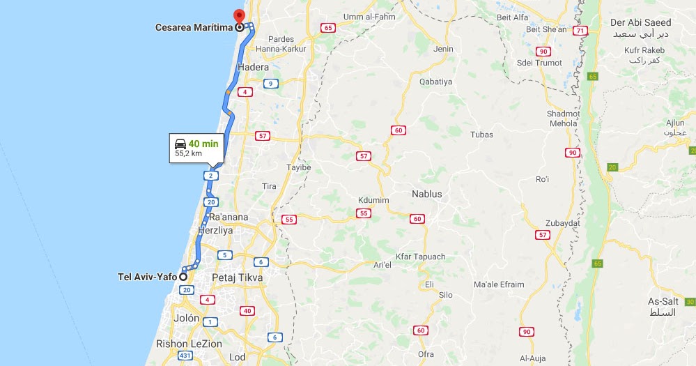 PEREGRINOS CON JESÚS TIERRA SANTA: CESAREA MARITIMA