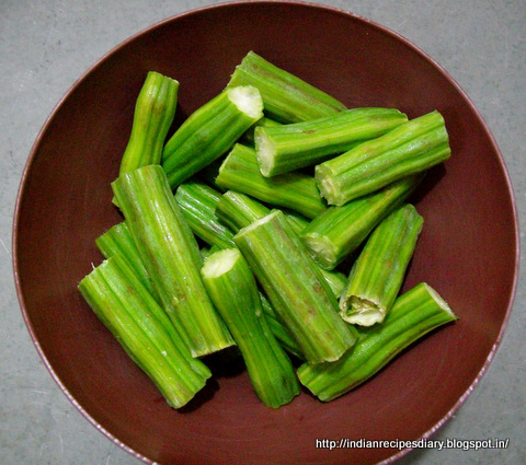 Gujarati Saragva nu Shaak Recipe ~ Indian Recipes Library