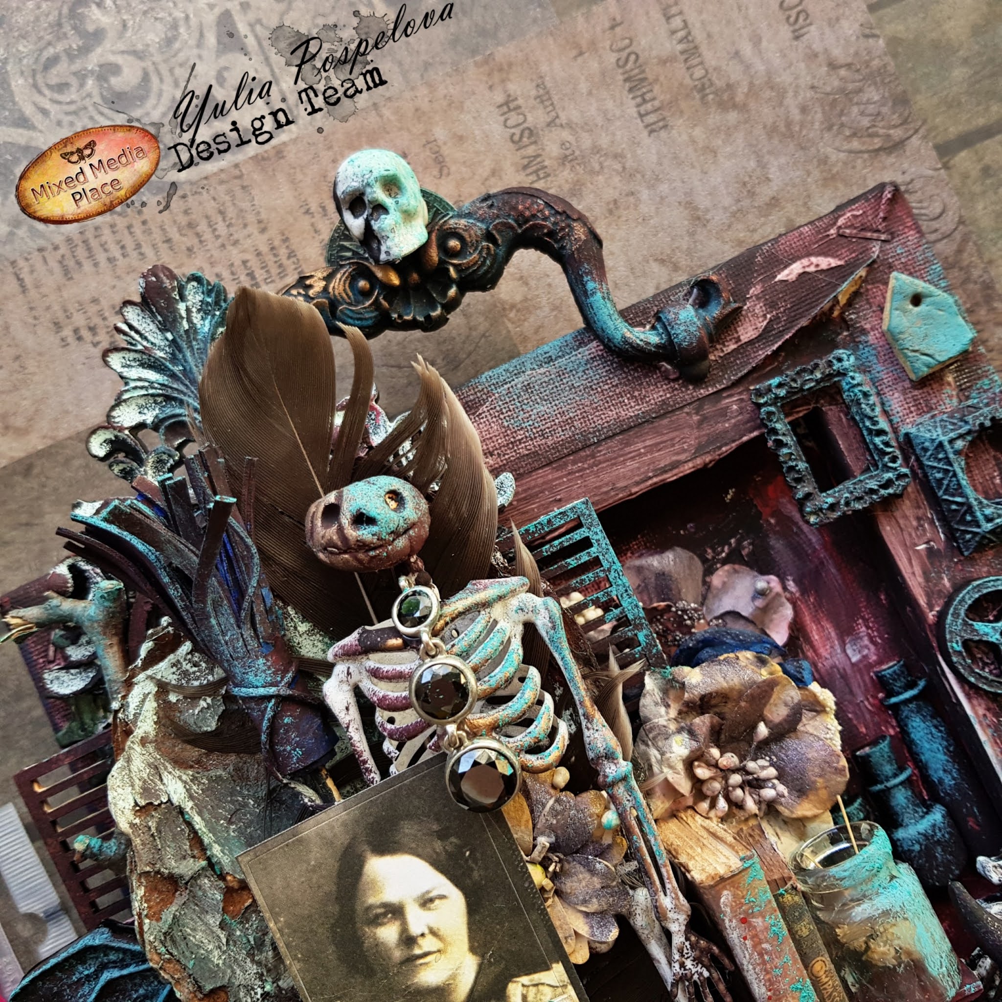 Mixed Media Place: Be open by Yulia Pospelova