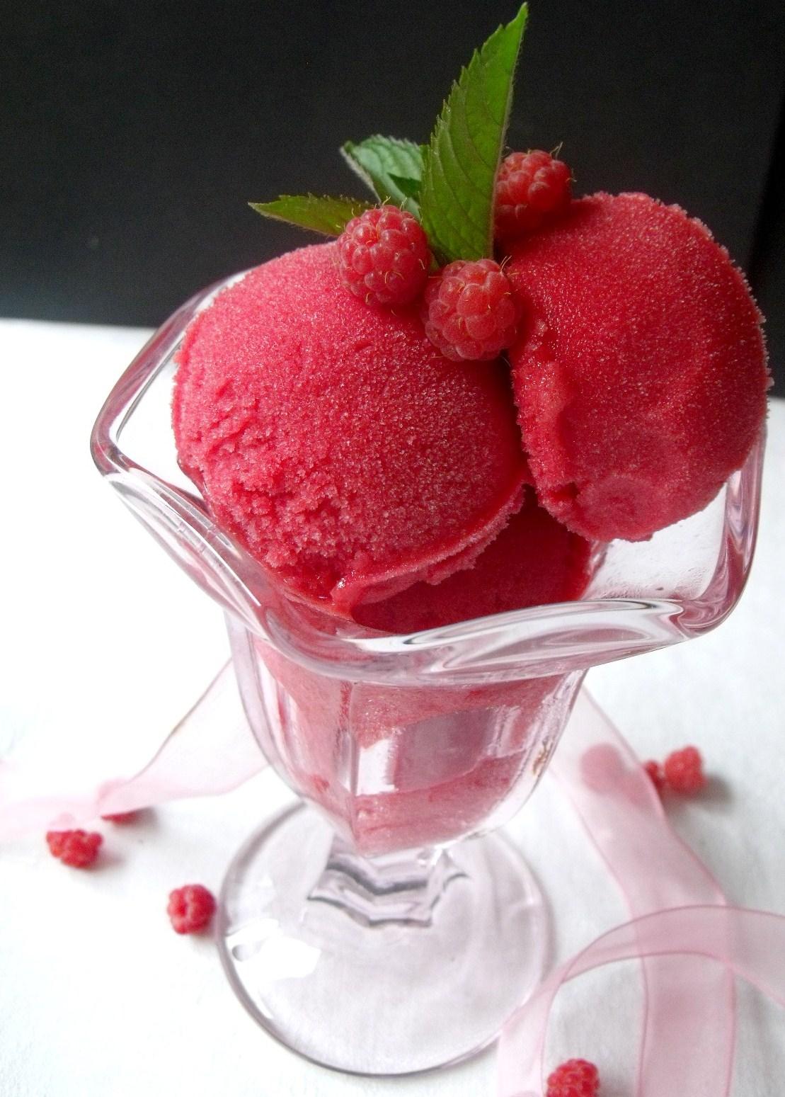 Expériences Gourmandes: Sorbet à la framboise