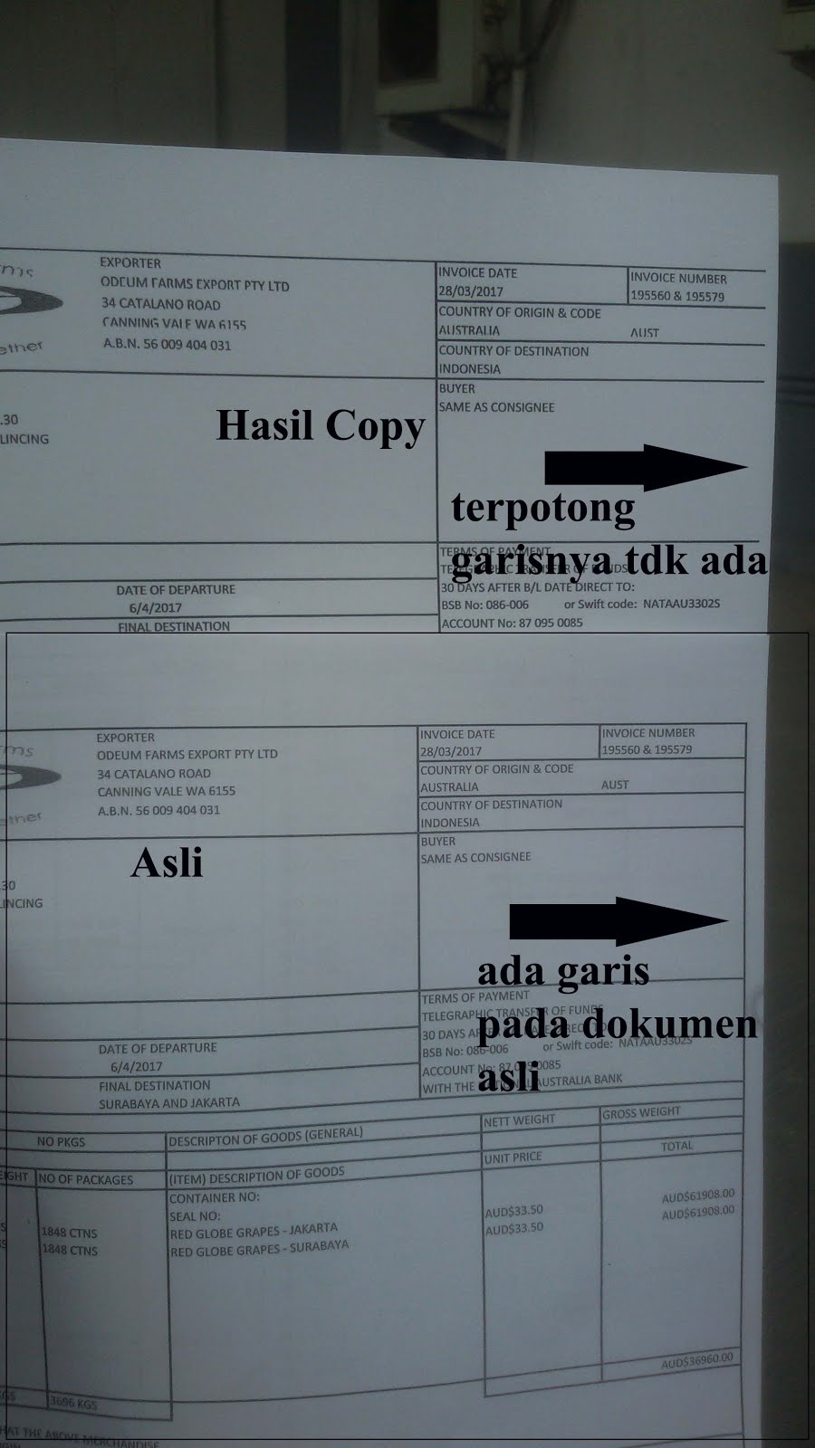 fotocopy dari adf terpotong