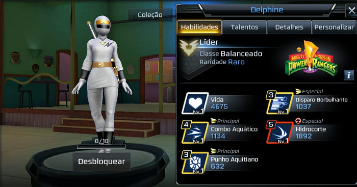 Delphine de Alien Rangers entra em Power Rangers Legacy Wars