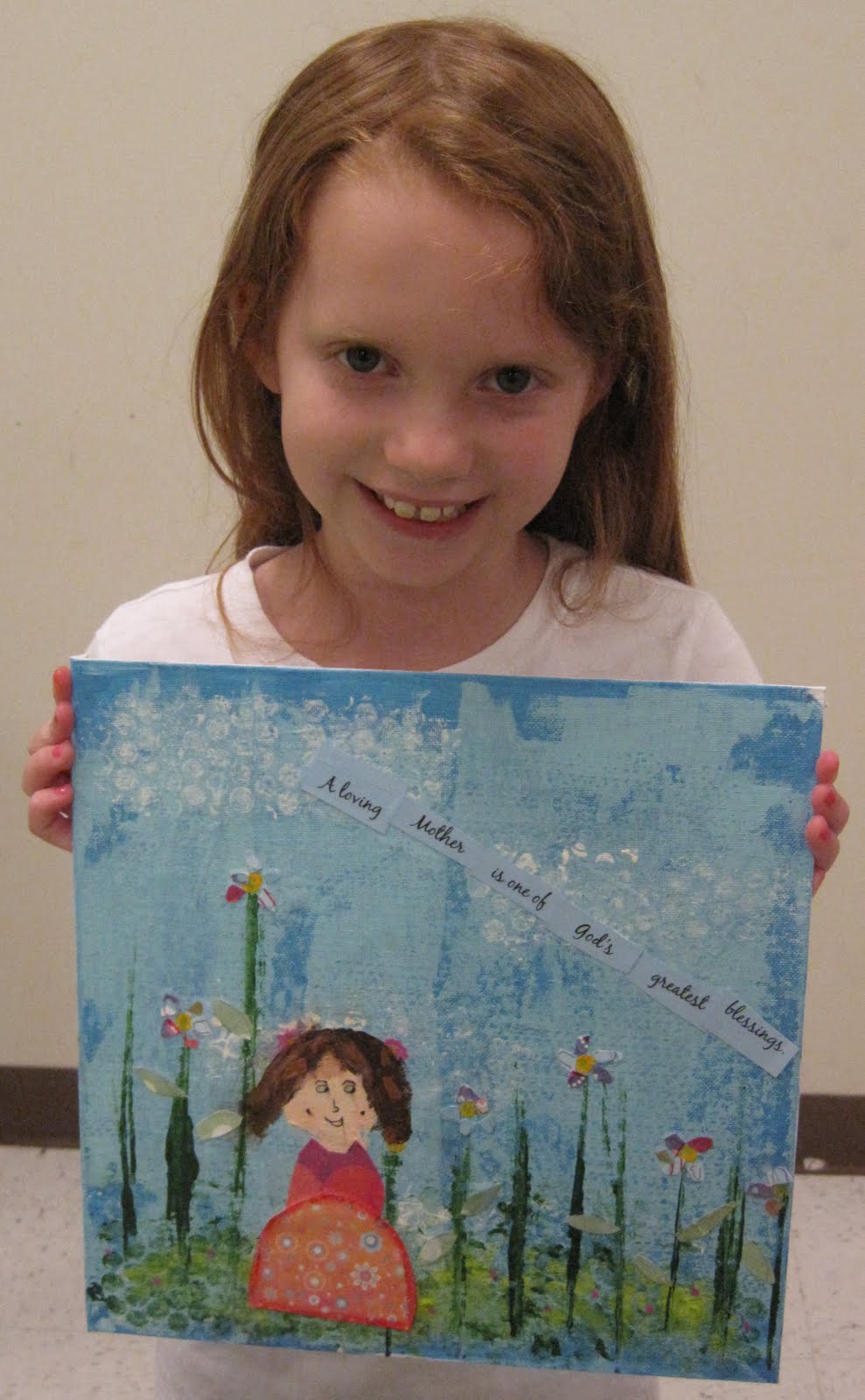 Angela Anderson Art Blog: Mixed Media Project - Kid's Painting Class