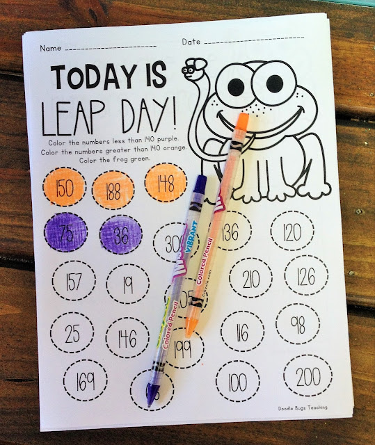 Doodle Bugs Teaching {first grade rocks!}: Leap Day Freebies and SALE!