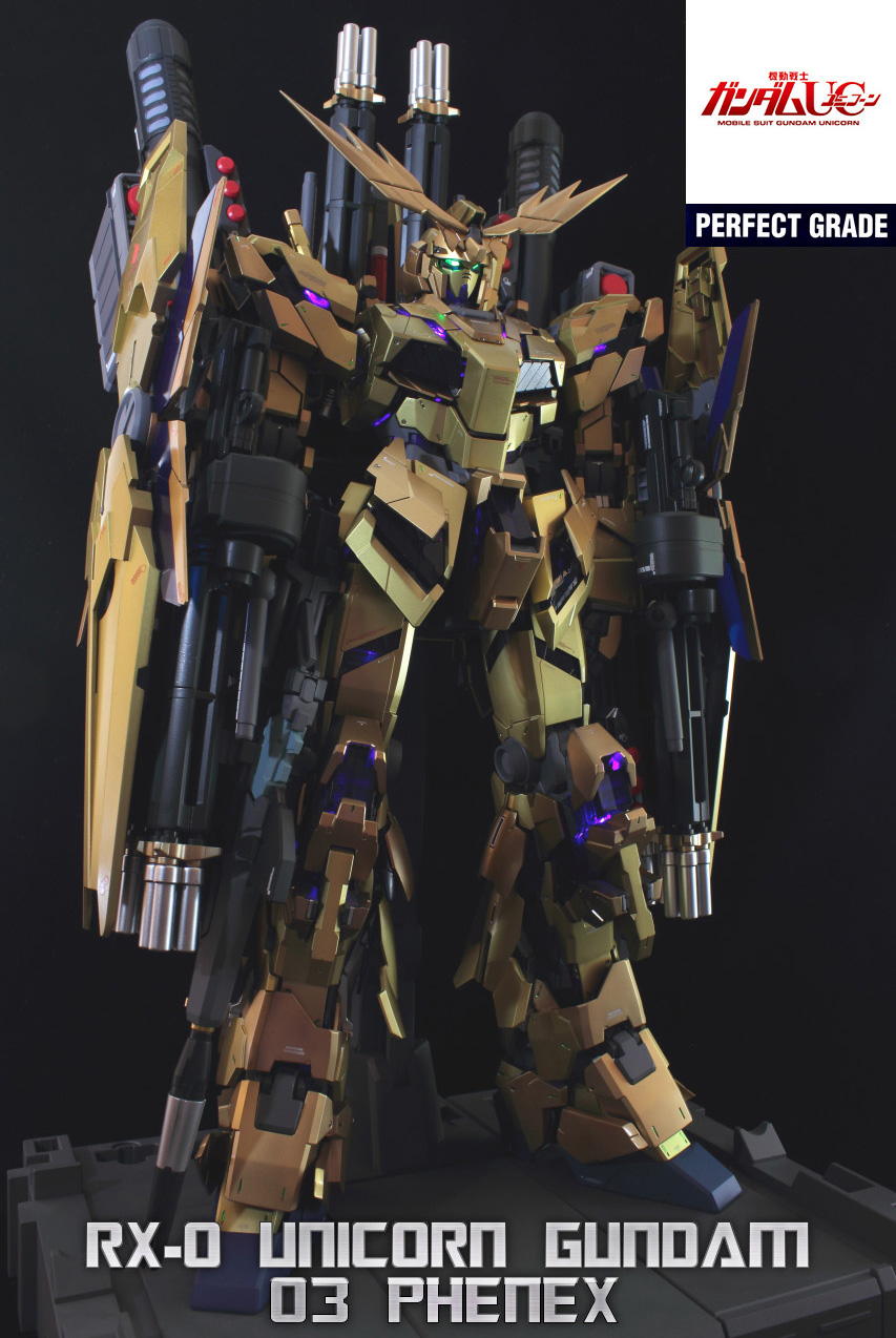 Custom Build: PG 1/60 Unicorn Gundam Phenex + Full Armor Equipment
