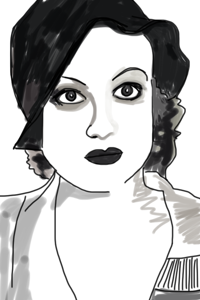 Jason Betke Digital Cinema: Movie Star Sketches