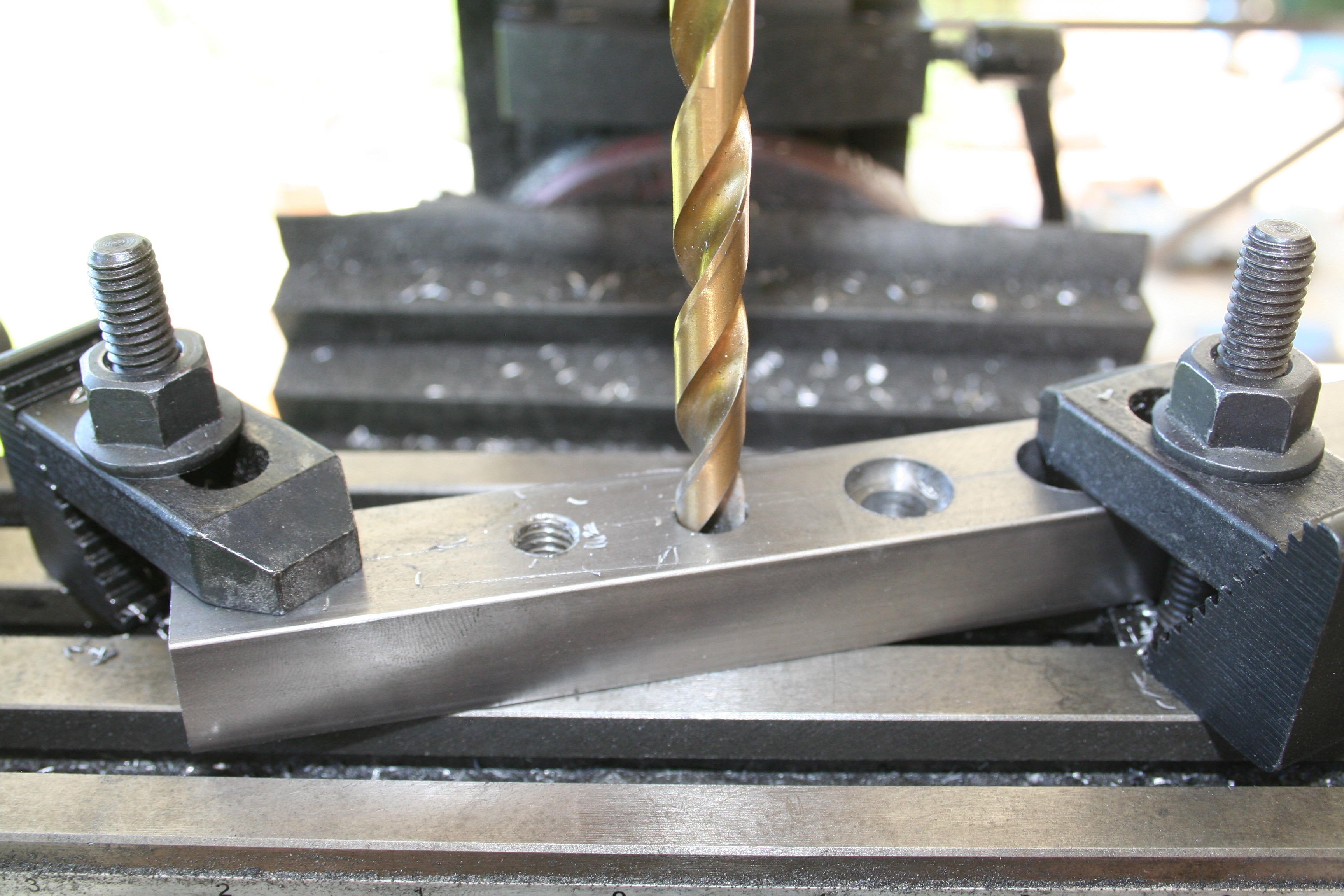 SilverHawk: Mill Table "Bar Clamps"