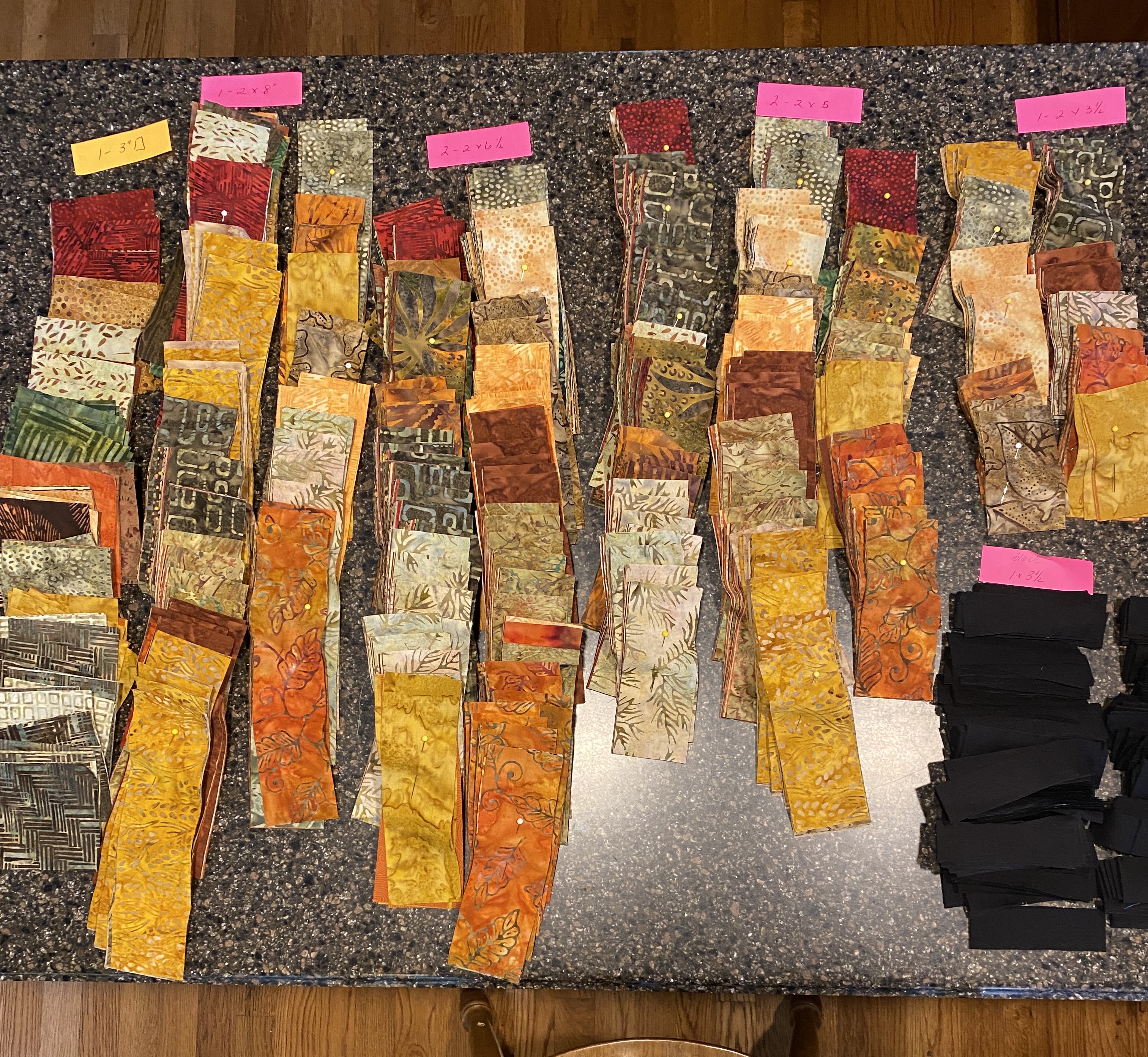 Sylvania Quilting: Vacation Project 24 - Spice Market quilt cut up