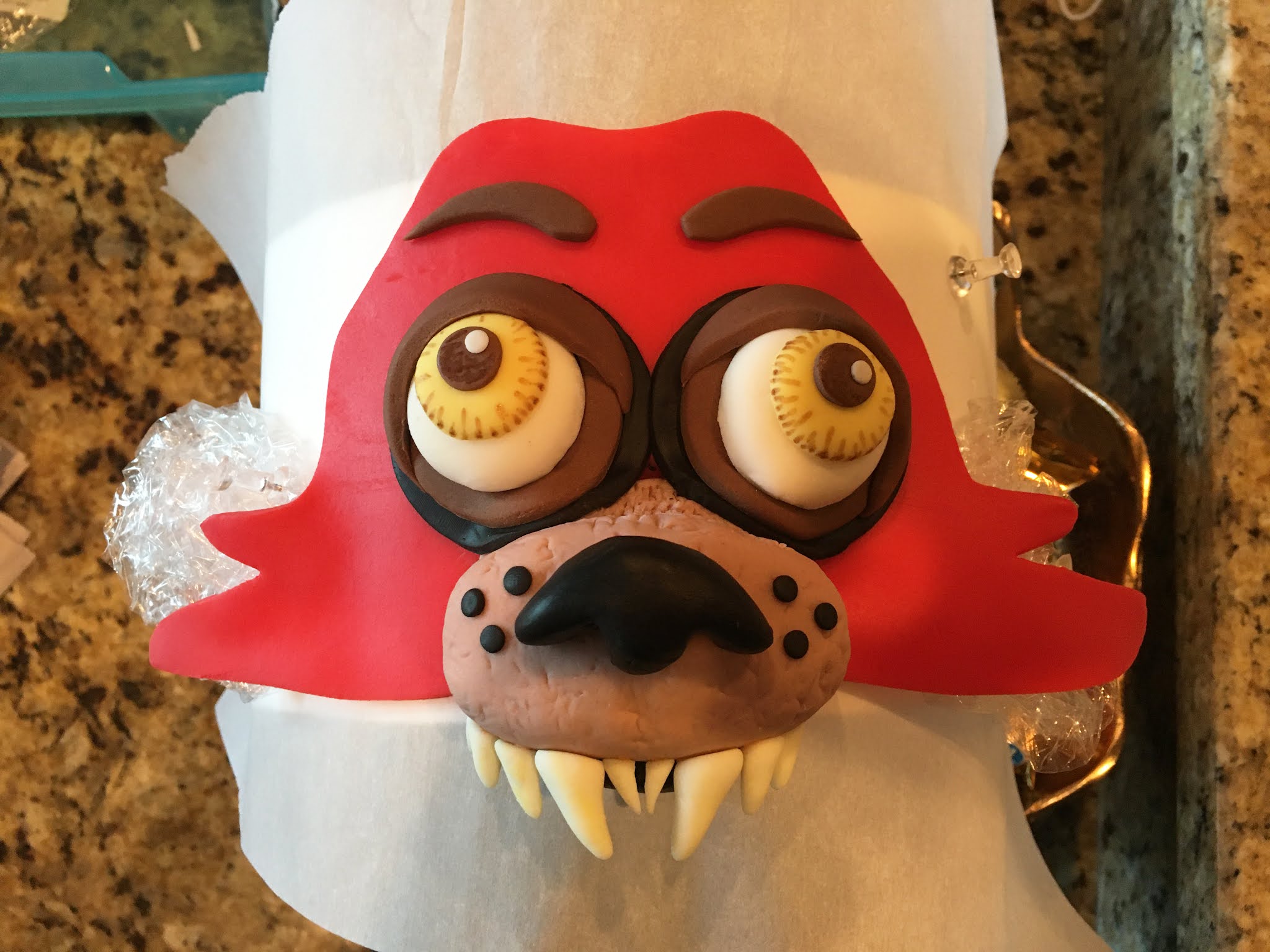 The Bake More: Foxy the Pirate Fox Cake - Five Nights at Freddy's