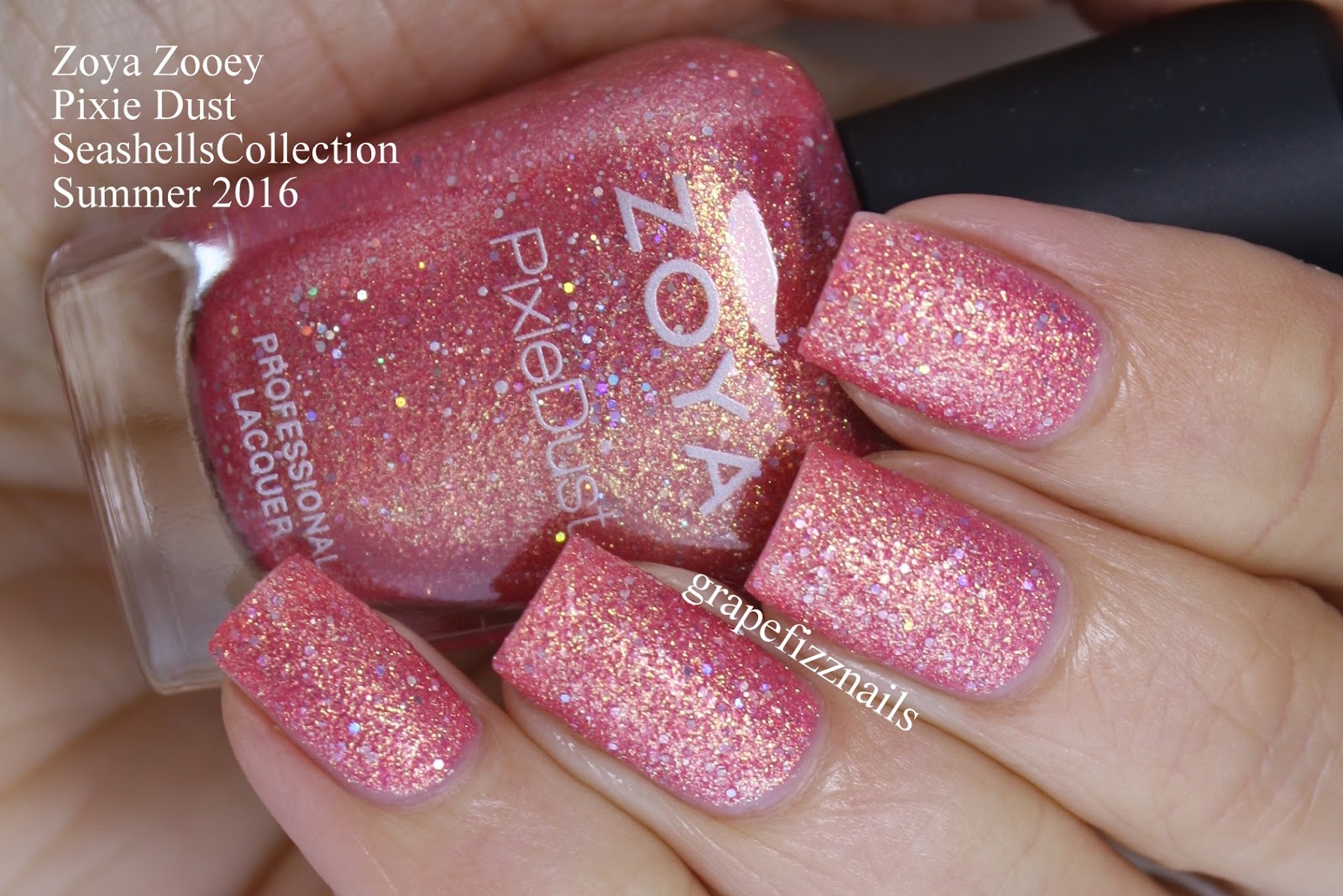 Zoya Pixie Dust Seashells Collection Swatches Review