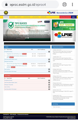 LPSE ESDM - Cari Tendernya dan Menangkan | Panduan LPSE