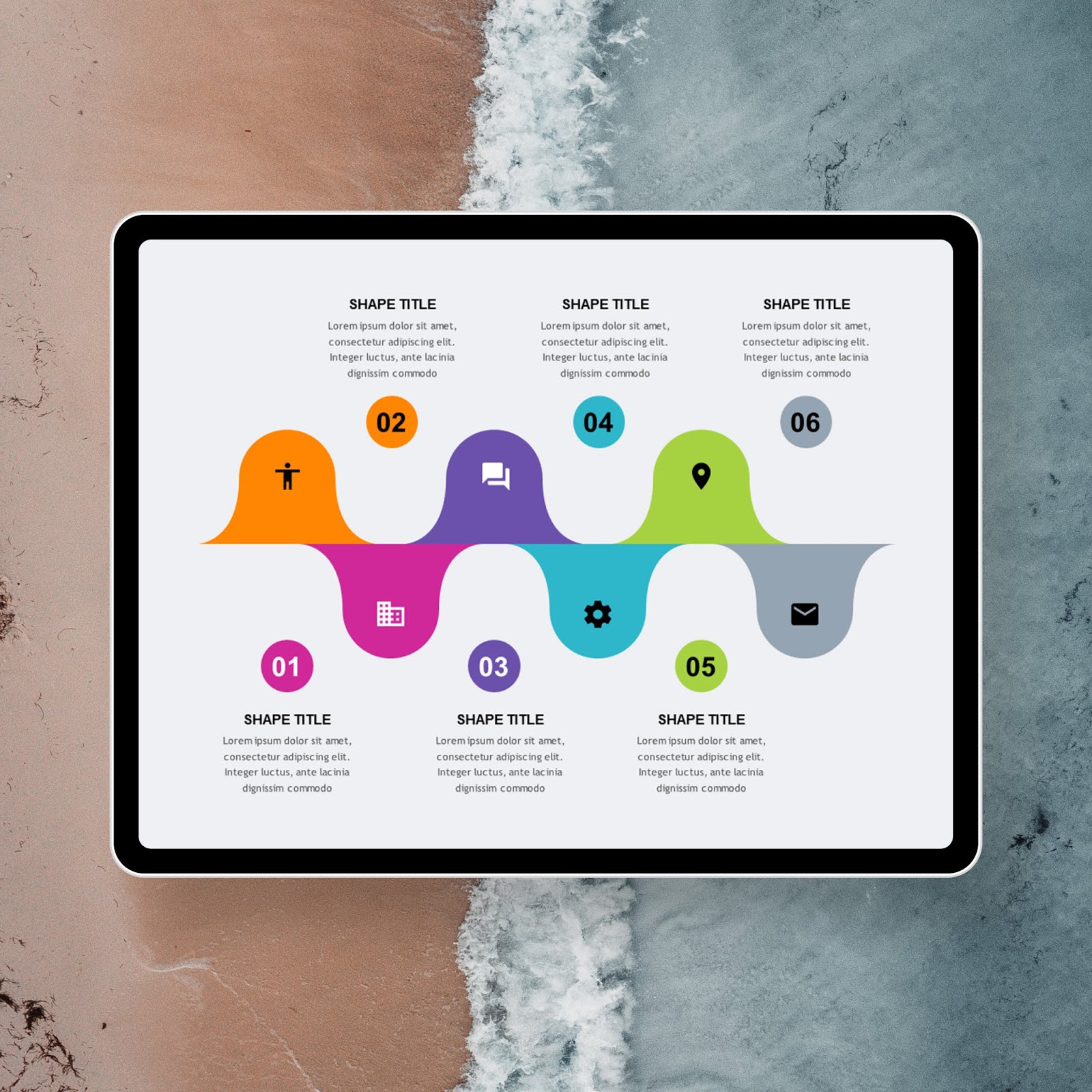 Arc Wave Connect PowerPoint Templates - PowerPoint Free