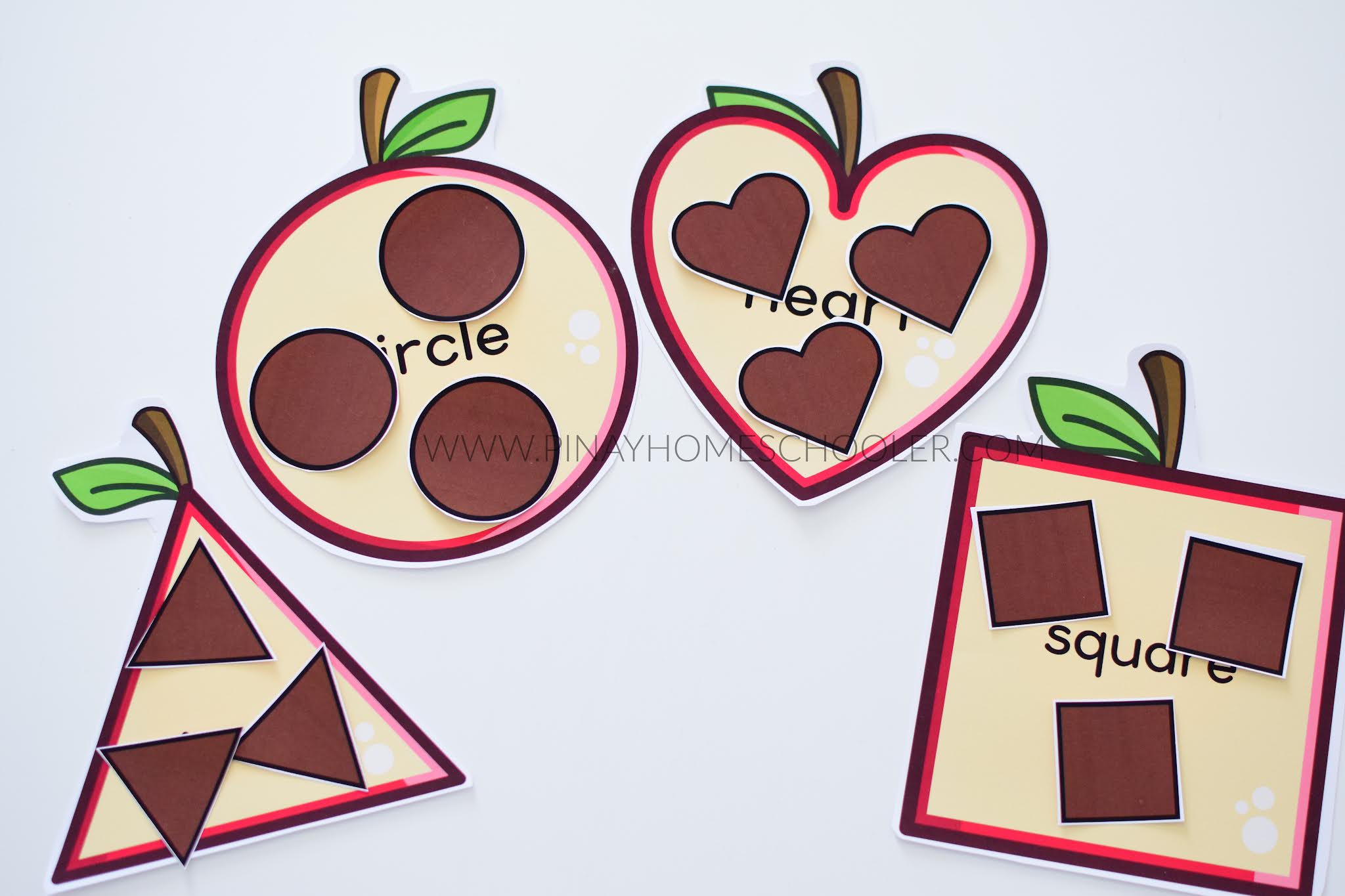 Apple Themed Preschool Math and Literacy Center | The Pinay Homeschooler