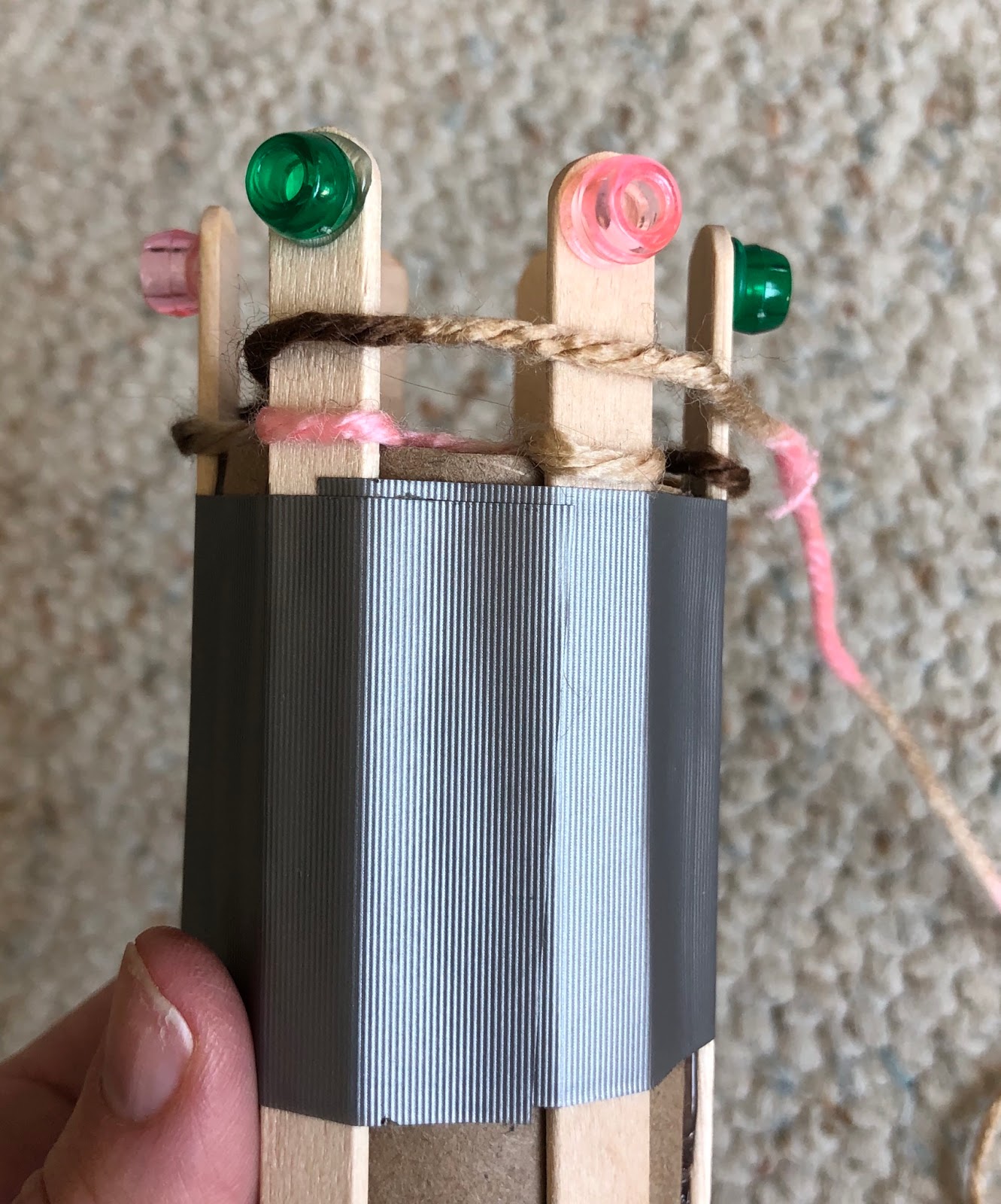 Homemade Loom Knitting