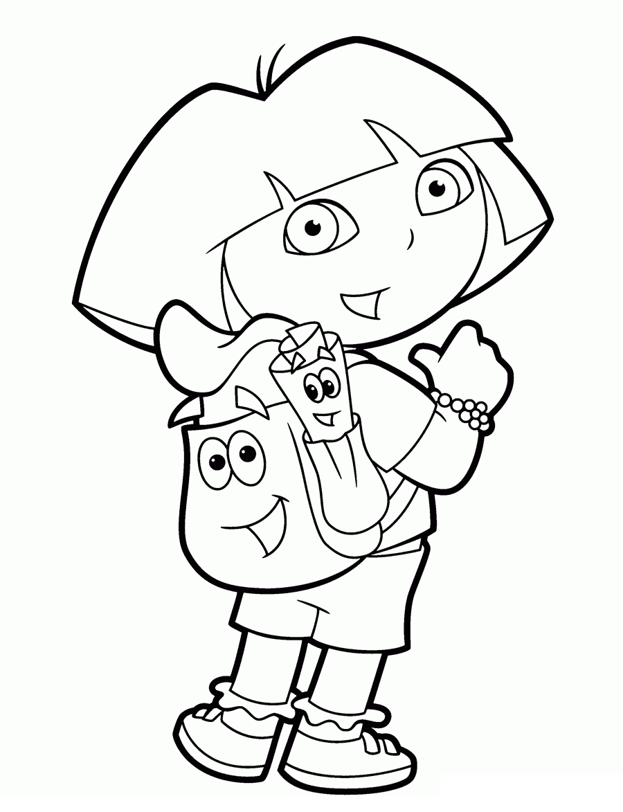 Dibujo De Dora La Exploradora Para Imprimir Cartoon Coloring Pages Porn Sex Picture