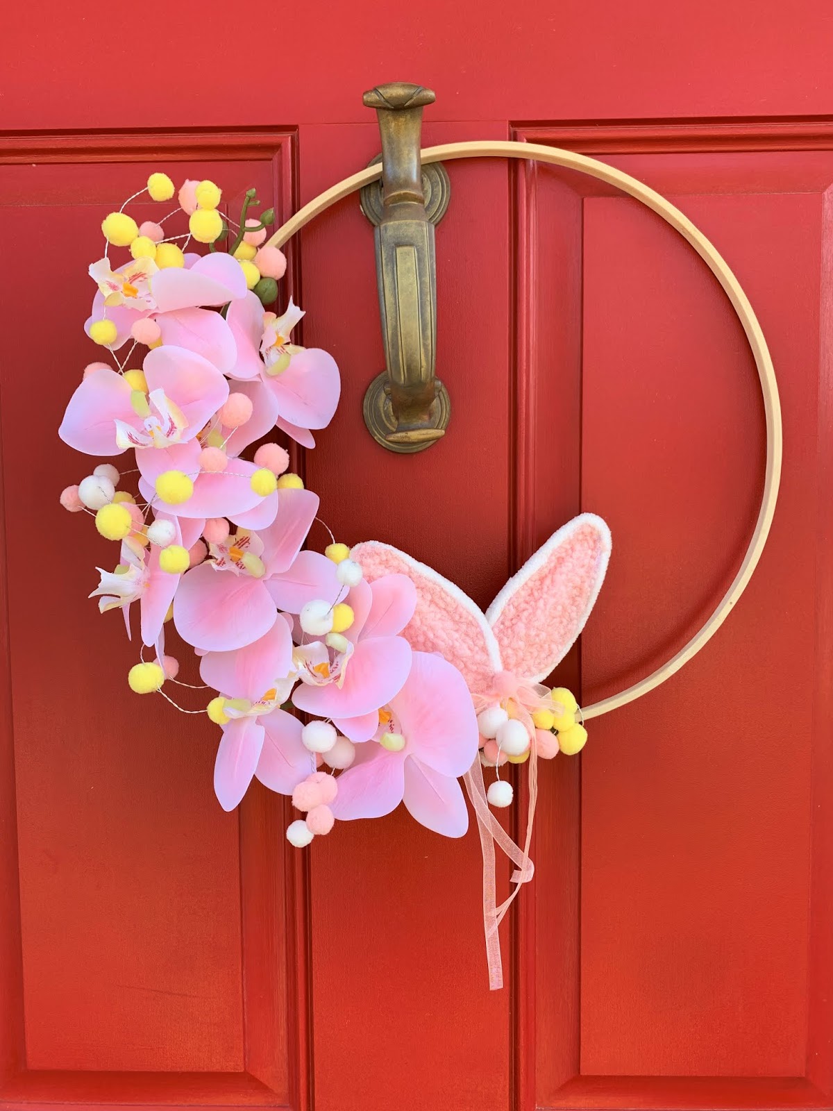 This Kansas City Mama: DIY Spring Embroidery Hoop Wreath