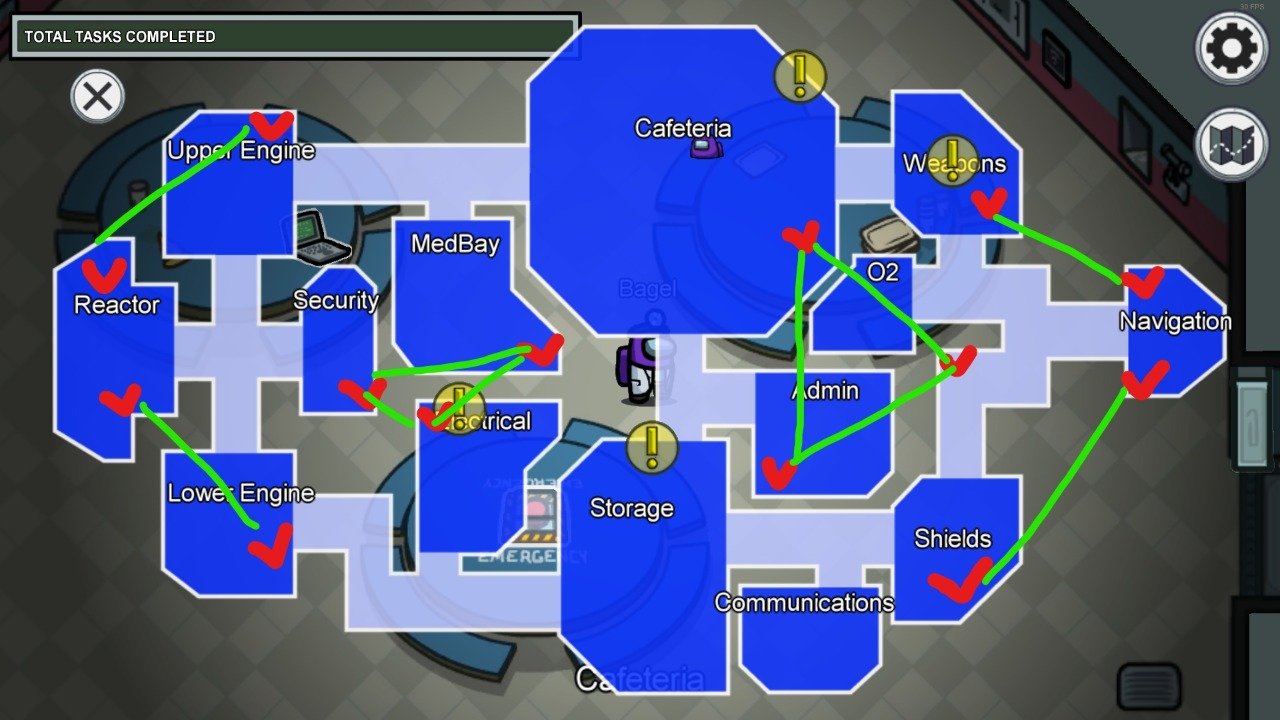 Among Us The Skeld Map Guide Map Vents And Tips For Moving Around ~ Guide For Among Us