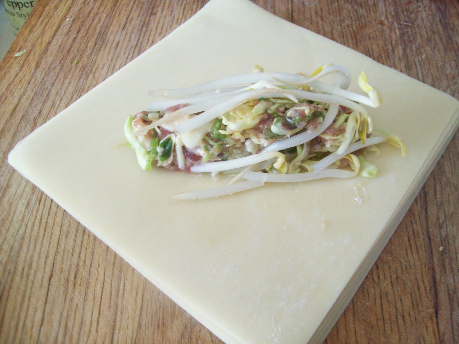 Recipes from the kitchen of Momma Lori: Indonesian Bami and Egg Rolls