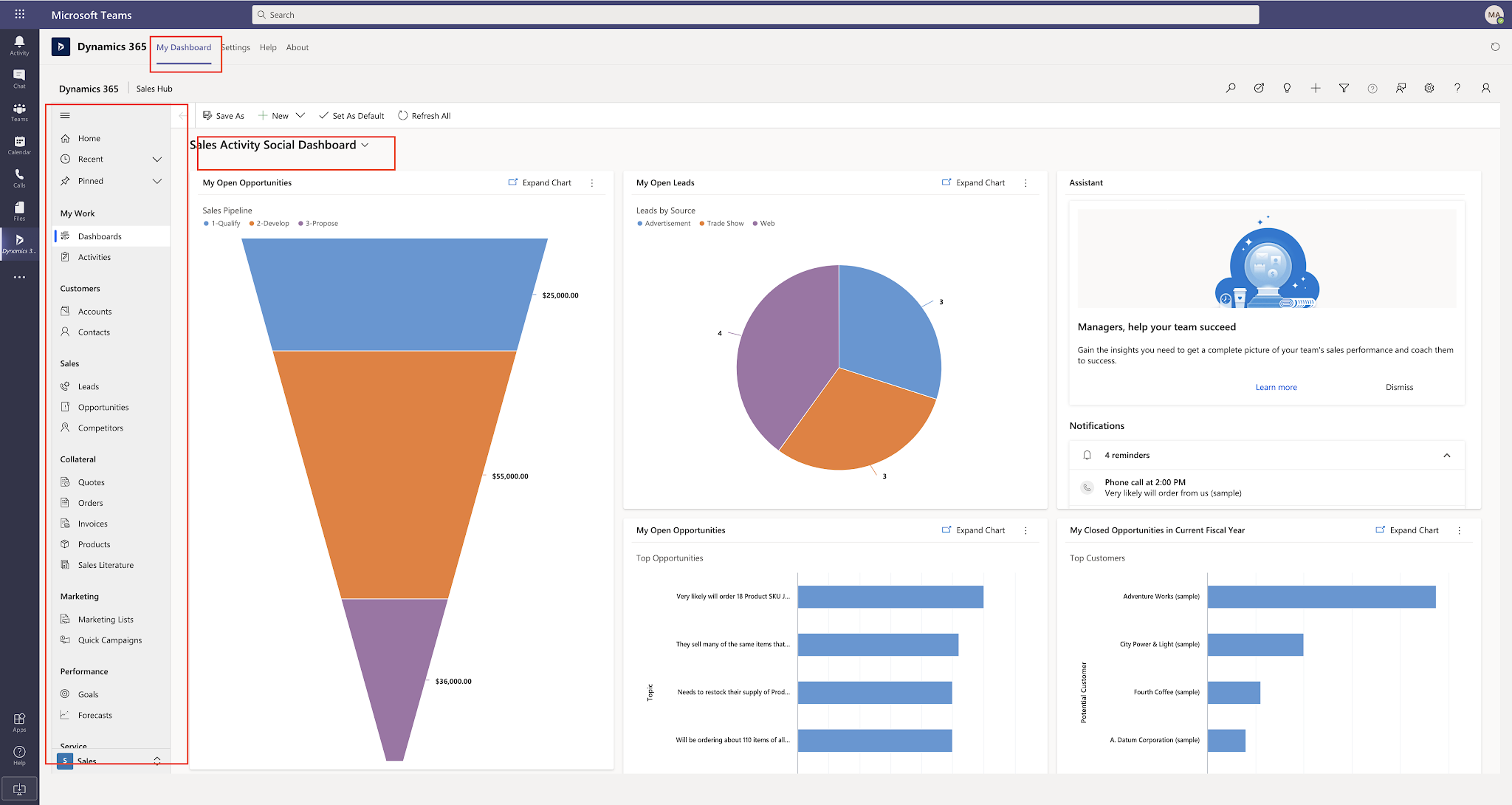 Enable enhanced Microsoft Teams Integration with Dynamics 365 CE Apps ...