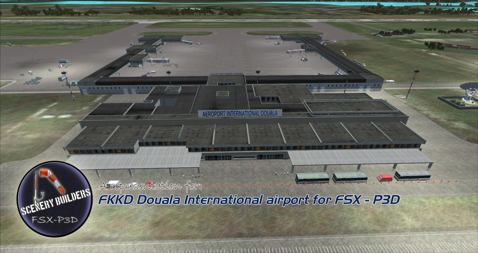 FSX, P3D, MSFS scenerybuilders.: FKKD Douala International Airport FSX P3D
