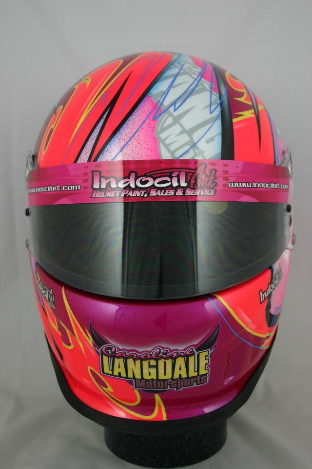 Racing Helmets Garage: Bell GTX.2 C.Langdale 2012 by Indocil Art