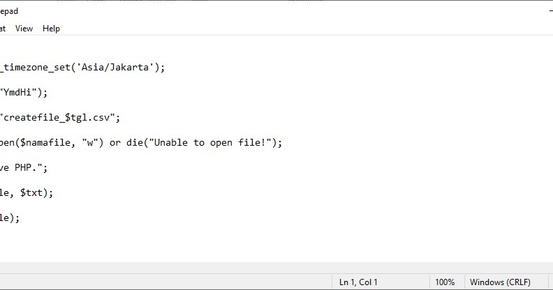 Menjalankan PHP Script dengan Batch File - Tutorial Seputar IT