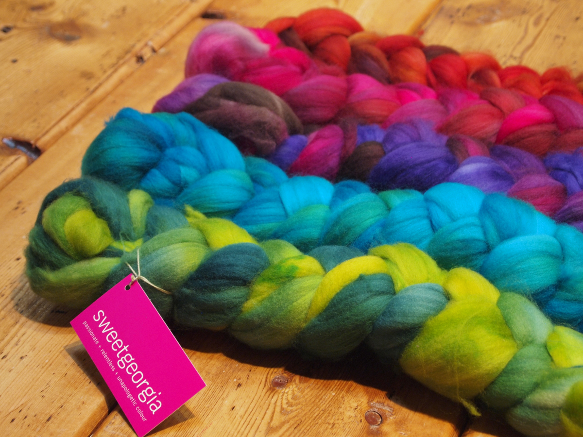 Fancy Tiger Crafts: Sweet Georgia Yarn and Roving!