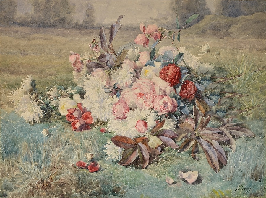 Francois Rivoire (1842-1919) Flowers painter | Tutt'Art@ Masters