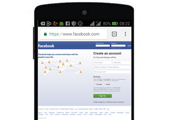 How To Open/Launch Facebook Desktop/Full Site On Mobile Device - High ...