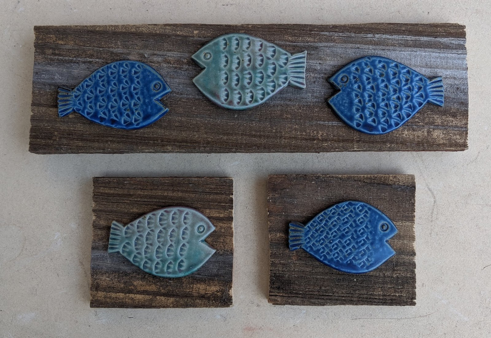 JIM FINEMAN: FISH PLAQUES