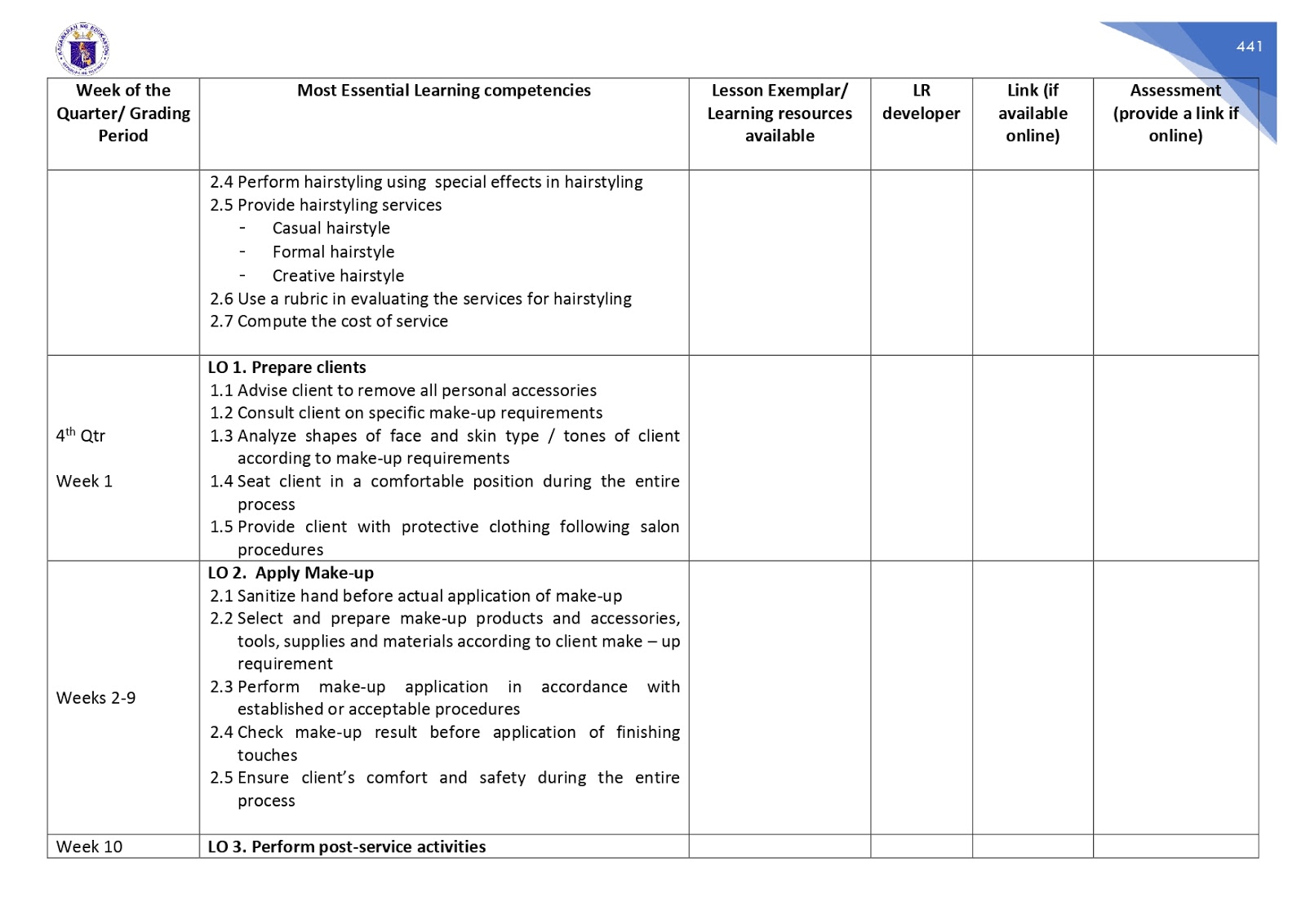 DepEd Memos, Orders & Results: Most Essential Learning Competencies in ...