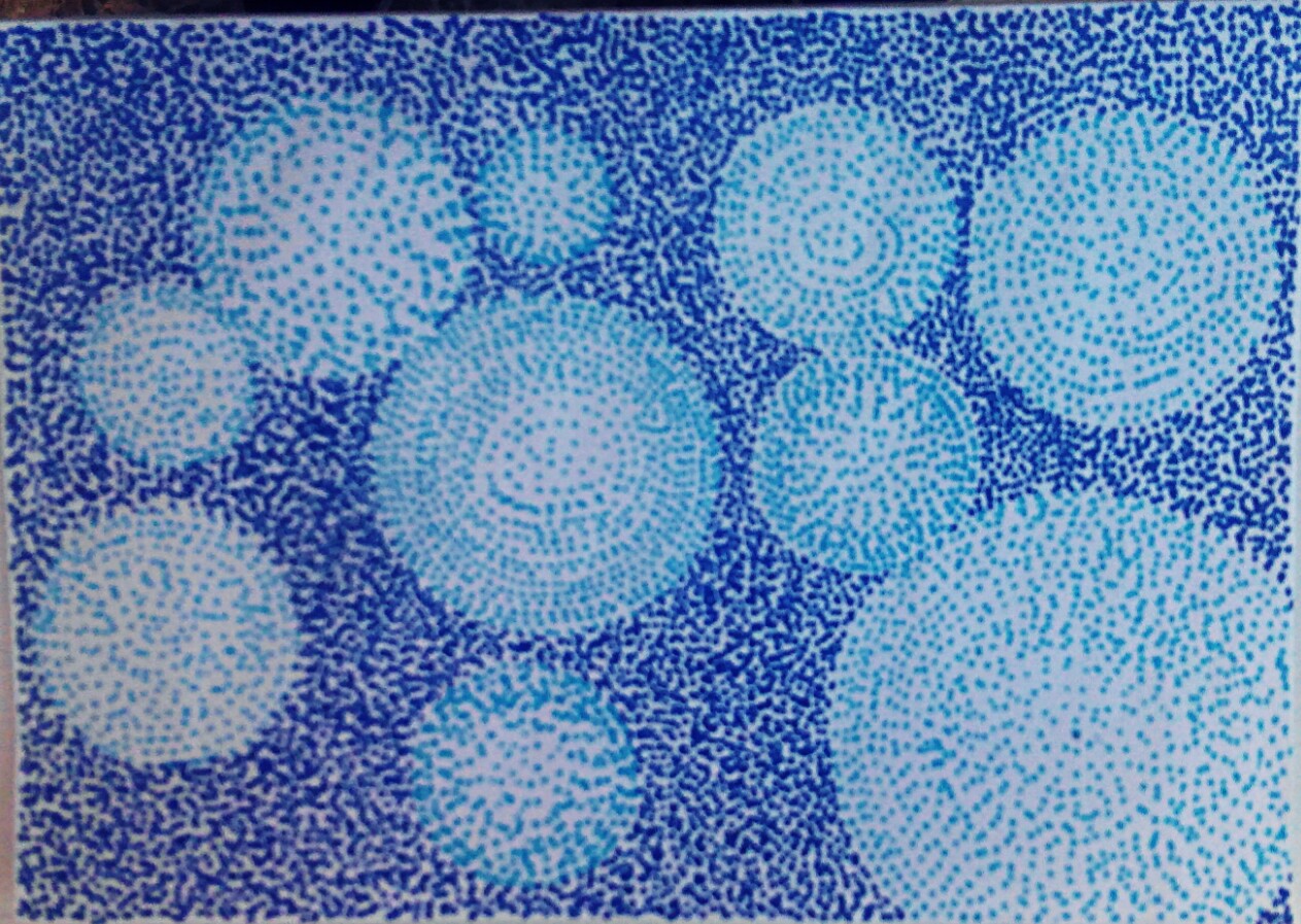 Marta González García: DIBUJO CON PUNTOS DE COLORES